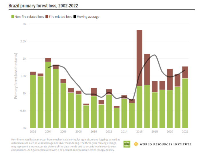 Tropical Rainforest Loss Accelerated Again in 2022 | Trillions.news